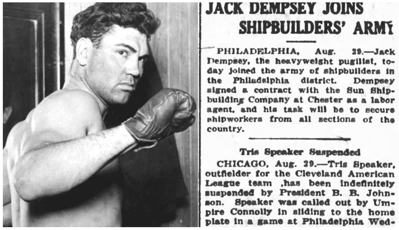 Jack Dempsey’s 1918 Publicity Stunt Backfired and Inspired his Service ...
