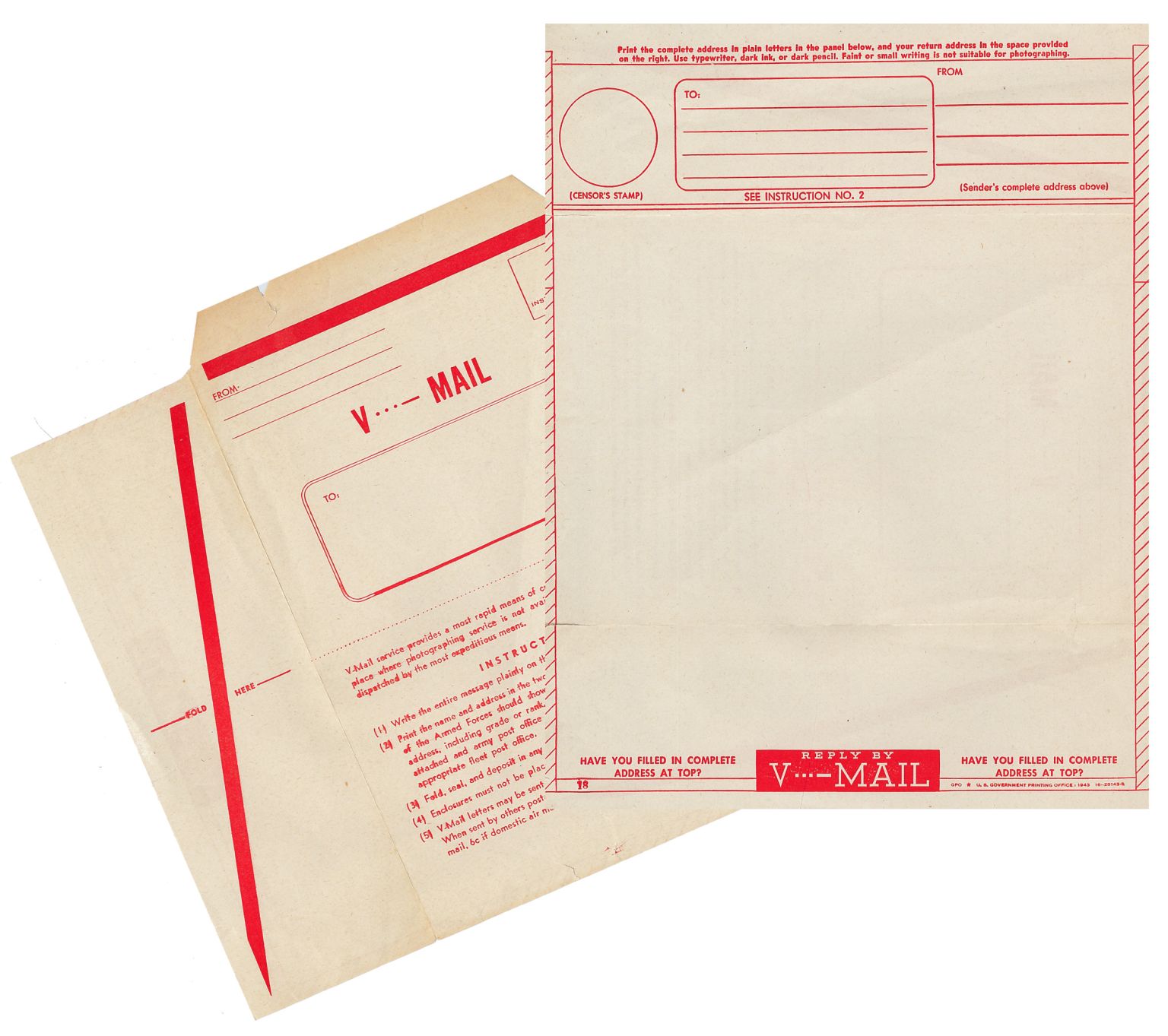 V-Mail in World War II: How the Military Solved the Problem of Too Much ...